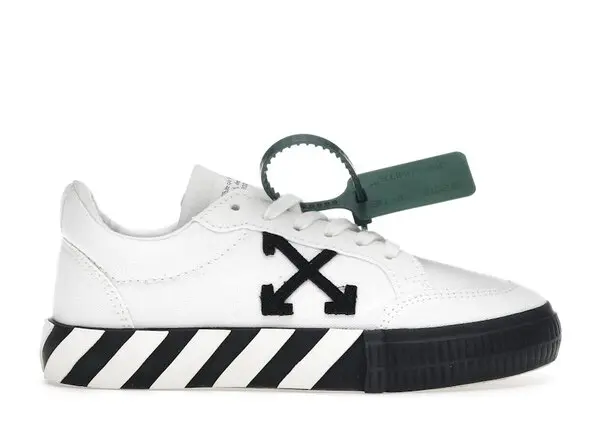 Off-White Vulc Low Canvas Sneakers - Black/white
