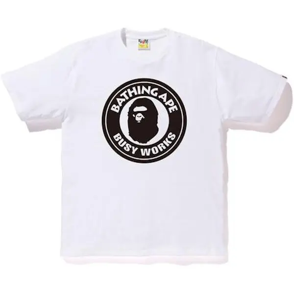 BAPE Bicolor Busyworks Tee Shirt - White