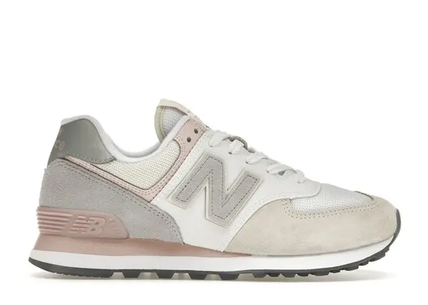NEW BALANCE 574 Sneakers - Beige/white/pink