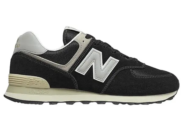 NEW BALANCE 574 Sneakers - Black/bone