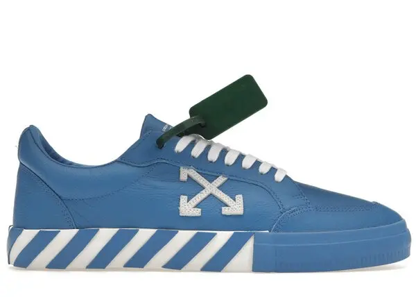 Off-White Vulc Low Leather Sneakers - Blue/white