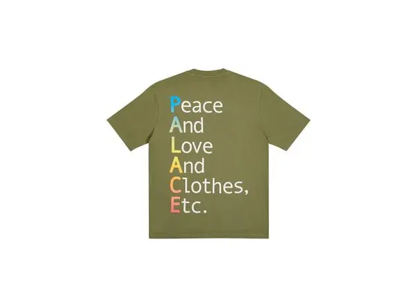 PALACE This Is What Stands For T-shirt - Olive