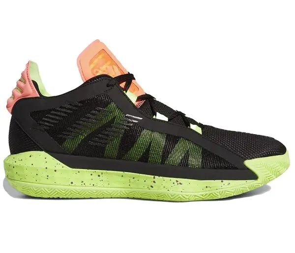 Adidas Dame 6 Sneakers - Signal Green/glory Purple/signal Coral