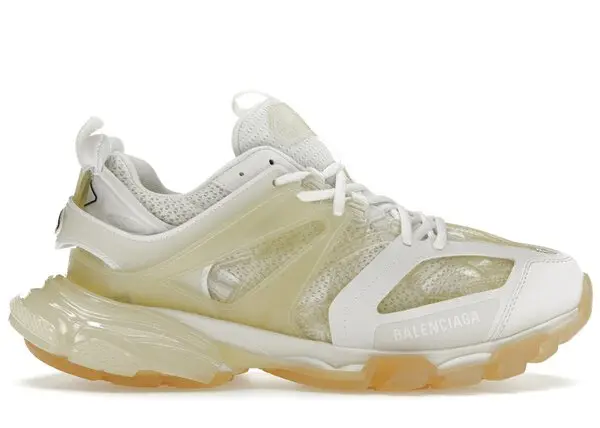 Balenciaga Track Clear Sole Sneakers - White