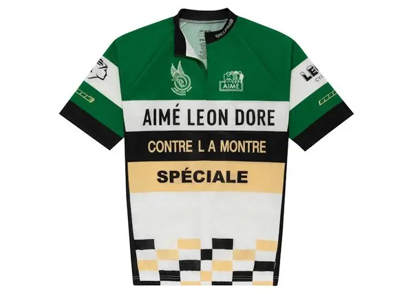 Aimé Leon Dore Poly Cycling Jersey - Multicolor/green