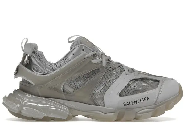 Balenciaga Track Clear Sole Sneakers - Grey