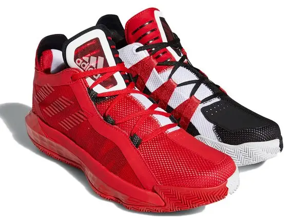Adidas Dame 6 Scarface - Core Black/scarelet Red/cloud White