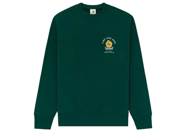 Aimé Leon Dore X New Balance Sonny League Crewneck Sweatshirt - Green