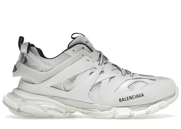 Balenciaga Trackin Sneakers - White/black