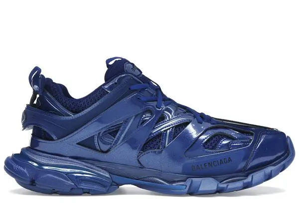 Balenciaga Track Metallic Sneakers - Indigo