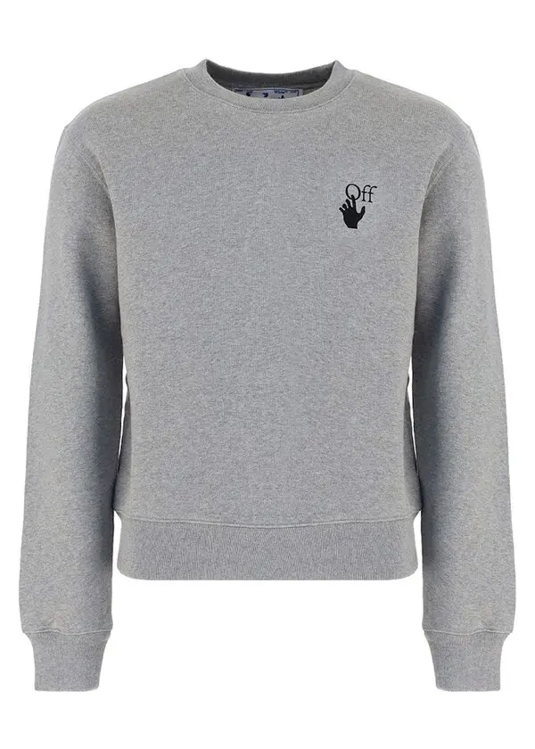 Off-White Arrows Crewneck Sweatshirt - Grey/black