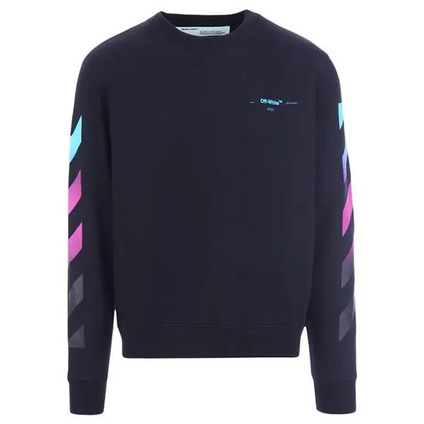 Off-White Diag Gradient Crewneck Sweatshirt