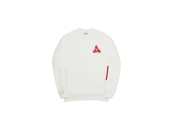 PALACE Techie Ferg Crew - White
