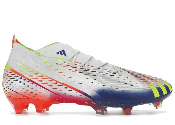 Adidas Predator Edge.1 Fg - Cloud White/solar Yellow/power Blue
