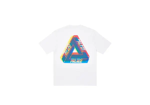 PALACE Triferg Colour Blur T-shirt - White