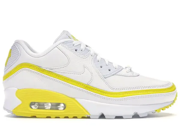 Nike Air Max 90 Undefeated Optic Yellowin Sneakers - White/opti Yellow