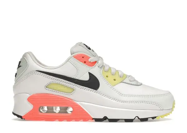 Nike Air Max 90 Sneakers - Summit White/barely Green/bright Mango