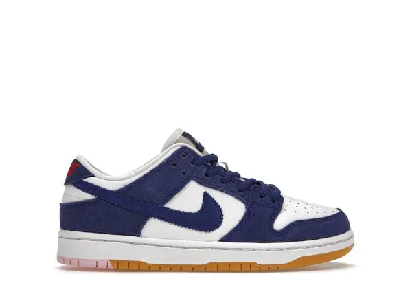 Nike Dunk Low Los Angeles Dodgers Sneakers - Deep Royal Blue/white/sport Red
