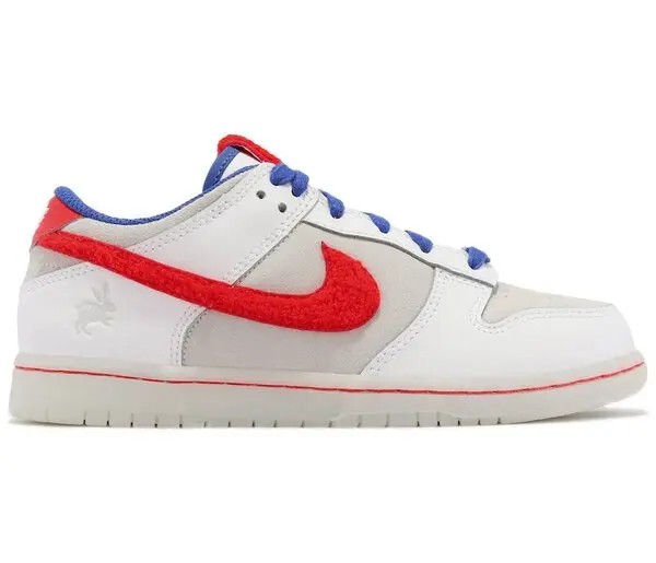 Nike Dunk Low Year Of The Rabbit Sneakers - White/crimson/varsity Royal