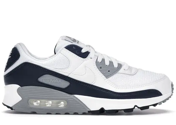 Nike Air Max 90 Grey Obsidian - White/light Smoke Grey/particle Grey