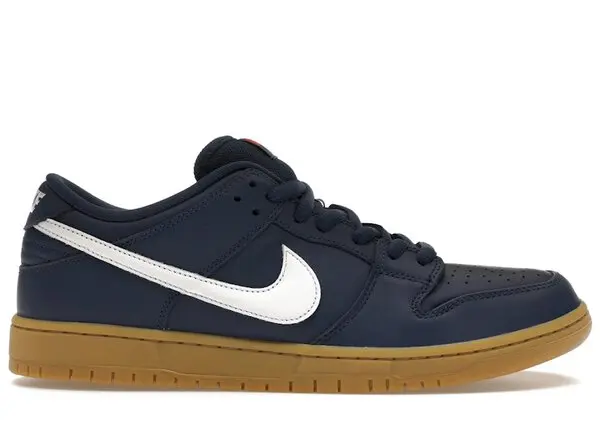 Nike Dunk Low Gum - Navy Blue/white/gum Light Brown