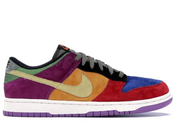 Nike Dunk Pro Low Sneakers - Viotech/lemonade Yellow/crimson