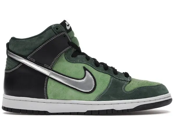 Nike Dunk High Brutin - Tomatillo/metallic Silver