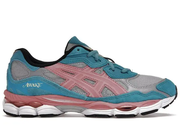 Asics Gel-nyc Awake Ny Athletic Sneakers - Teal/salmon