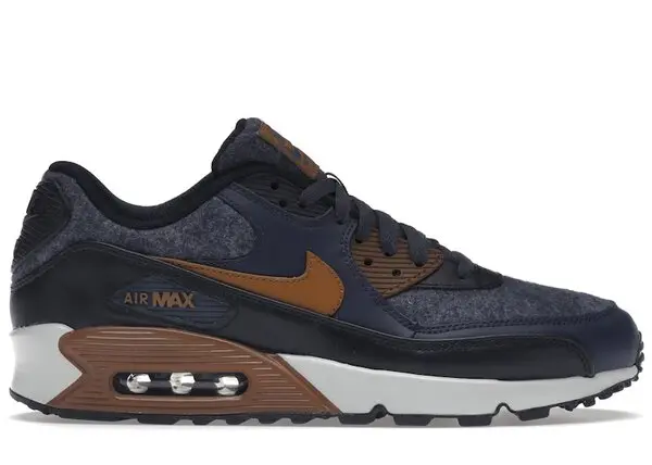 Nike Air Max 90 Sneakers - Thunder Blue/ale Brown/dark Obsidian