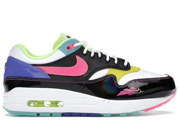 Nike Air Max 1 Sneakers - Black/hyper Pink