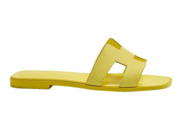 Hermès Oran Sandal - Jaune Curcuma