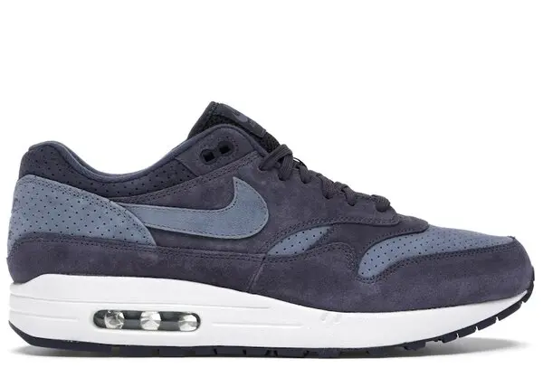 Nike Air Max 1 Indigo Perf Sneakers - Neutral Indigo/diffused Blue/white