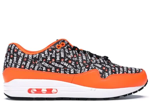 Nike Air Max 1 Just Do It Pack - Black/total Orange