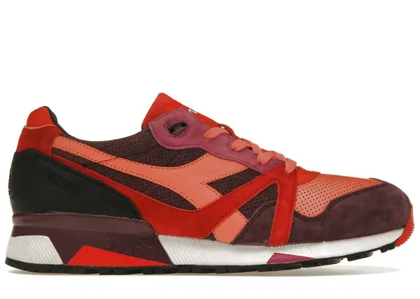 DIADORA N9000 Extra Butter Sneakers - Red Lollipop