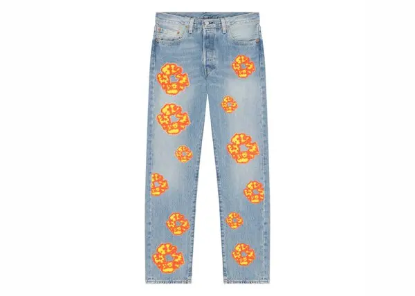 DENIM TEARS X Offset 501 Jeans - Light Wash