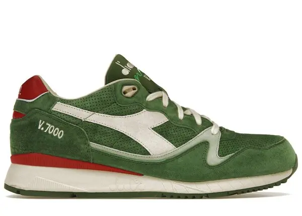DIADORA V7000 End. Milano Sneakers - Celadon Green/sandpearl/salsa