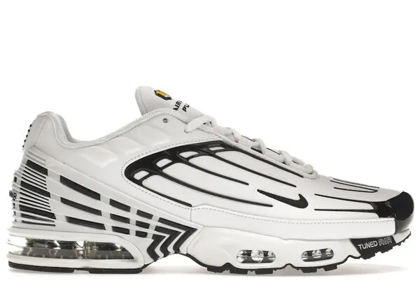 Nike Air Max Plus 3 Leather Sneakers - White/black