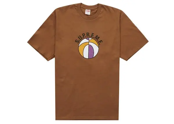 Supreme League Tee Shirt - Light Brown