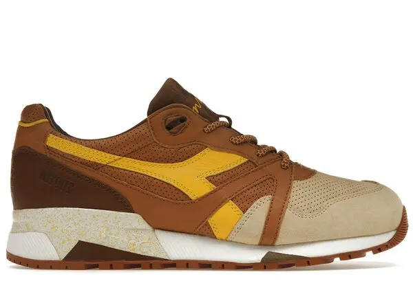 DIADORA N9000 Ubiq Whiz Witin Sneakers - Brown/yellow