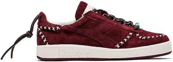 DIADORA B Elite Social Status X Picin Sneakers - Wine/white