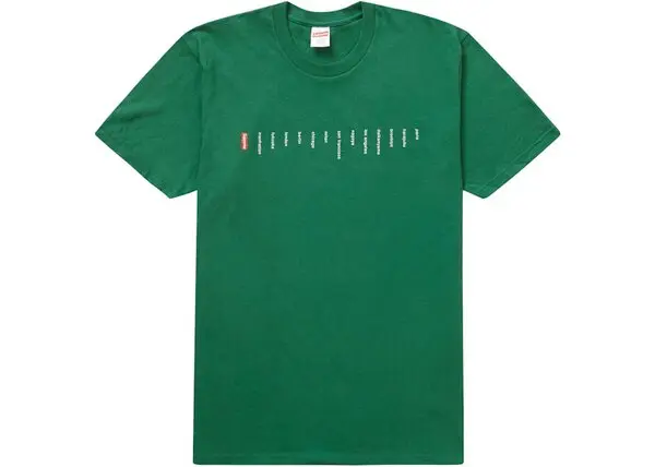 Supreme Location Tee Shirt - Light Pine