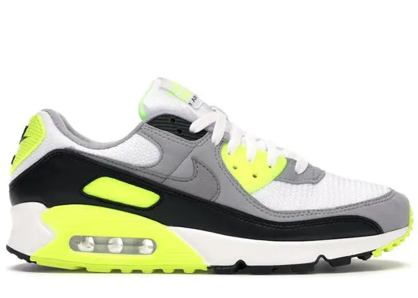 Nike Air Max 90 Og Sneakers - White/particle Grey/volt