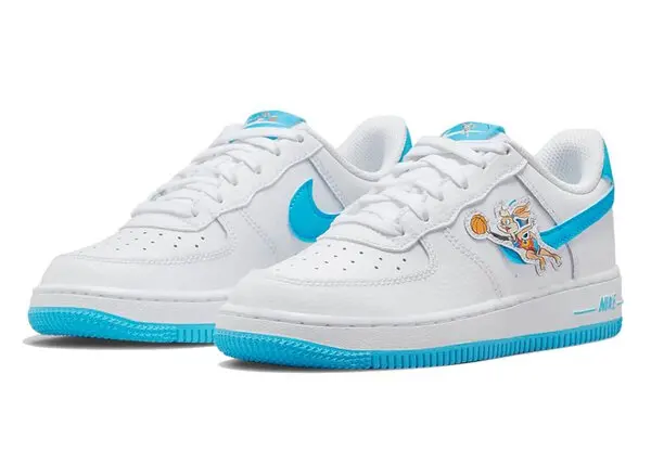 Nike Air Force 1 Low Hare Space Jam - White/light Blue Fury