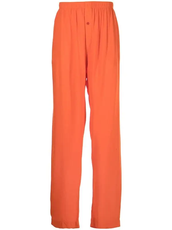 GALLERY DEPT. Elasticated Cotton Trousers - Orange
