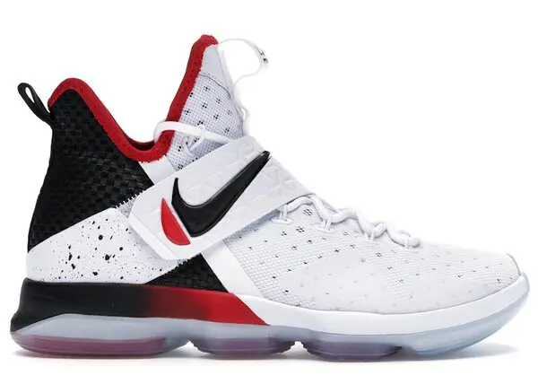 Nike Lebron 14 Flip The Switch Sneakers - White/black/university Red