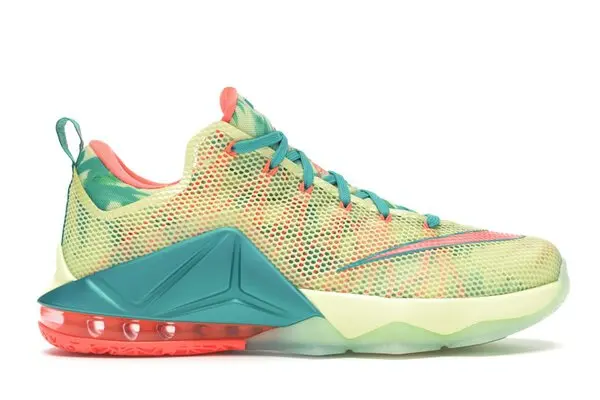 Nike Lebron Low Prm Lebronold Palmer Sneakers - White Lime/bright Mango/new Green