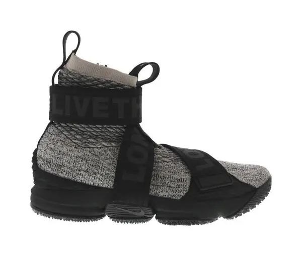 Nike Lebron 15 Lifestyle Kith Concrete Sneakers - Sail/string/white