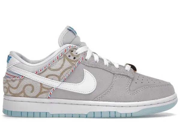 Nike Dunk Low Se Barber Shop - Grey/white/teal