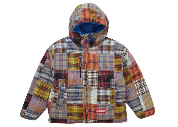 Supreme Madras Reversible Windstopper Puffer Jacket