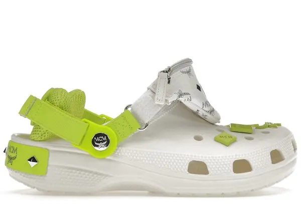 CROCS Classic Clog - White/green
